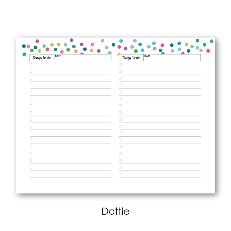 Horizontal Checklist Notebook – Limelife Planners