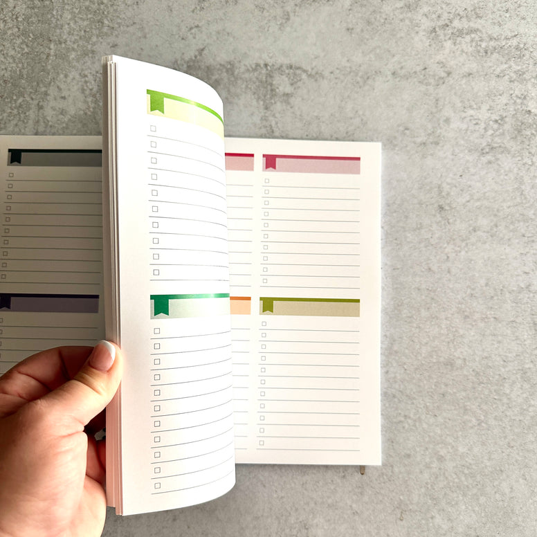 Checklist Notebook (Choose Your Size) – Limelife Planners